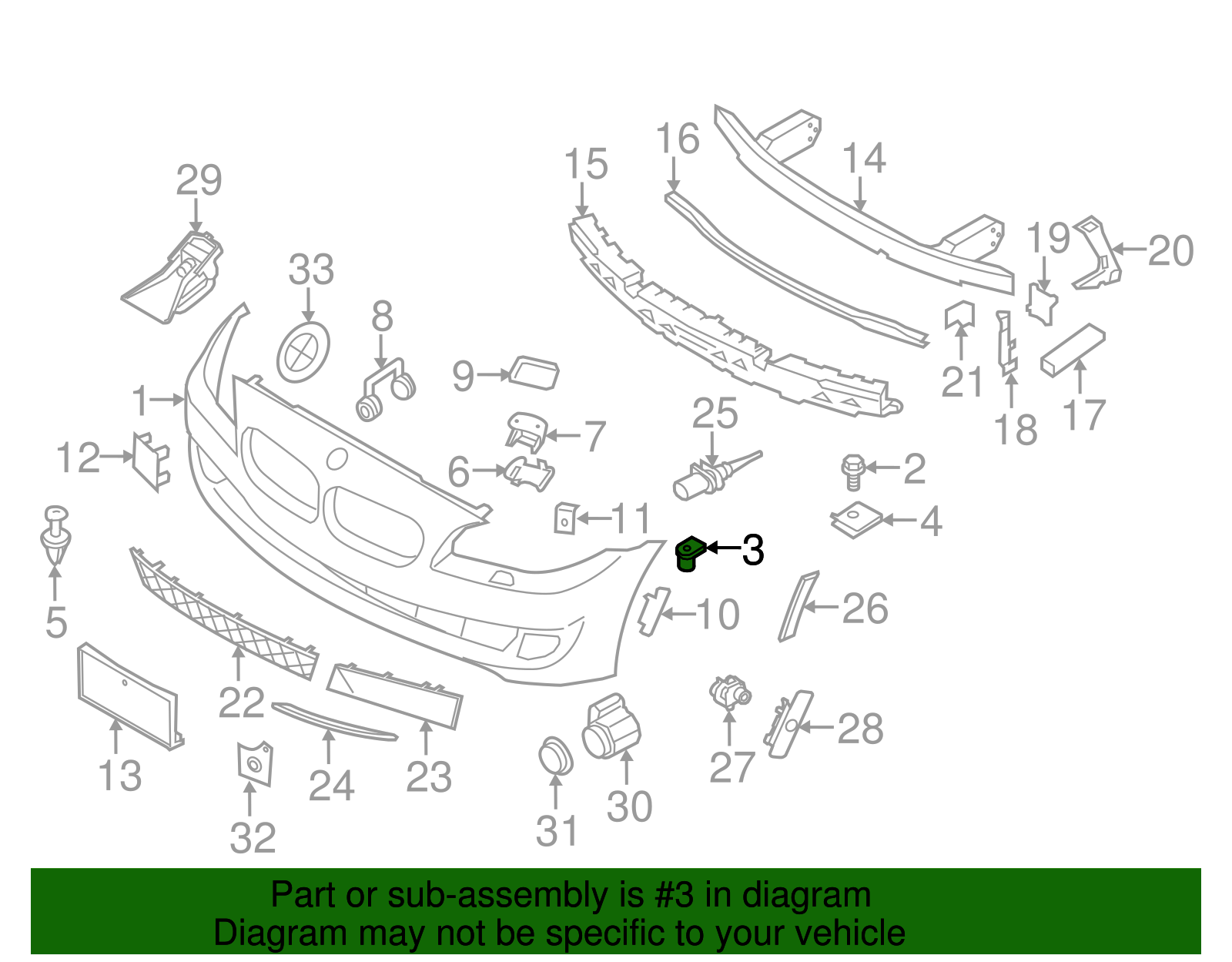 Genuine Bumper Cover Nut for 2009-2019 BMW | OEM Part# 07-14-7-212-877 ...