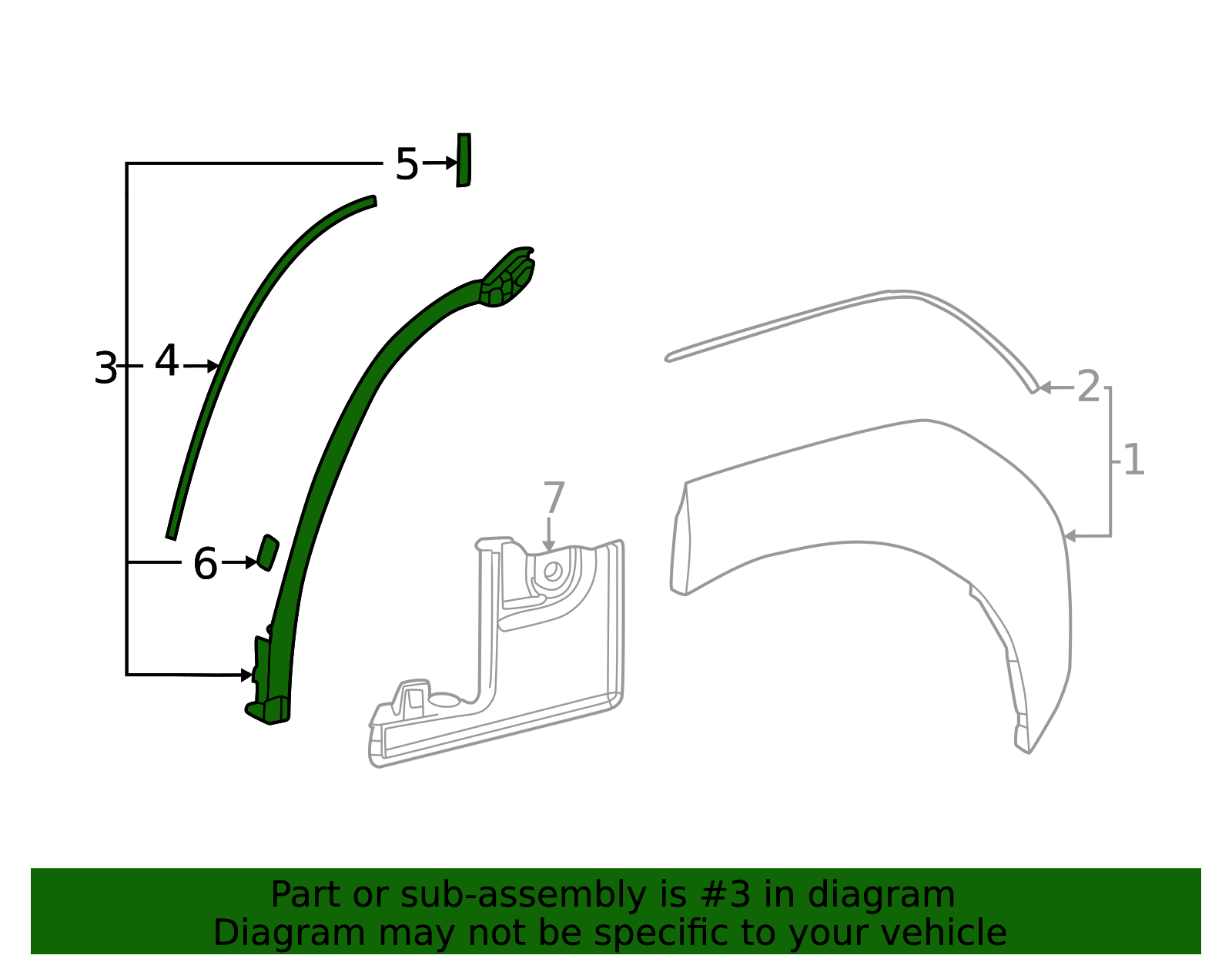 Edge Molding 75873-42020 | Toyota Parts Center