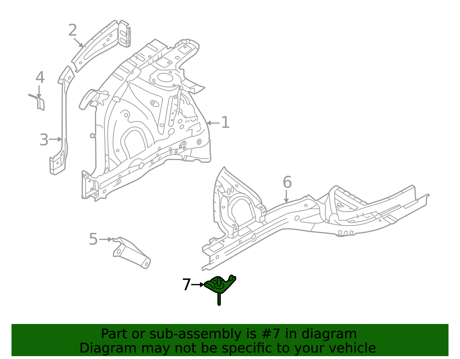 64651-P2000 - High-Quality Rail Assembly Extension for 2021-2025 ...