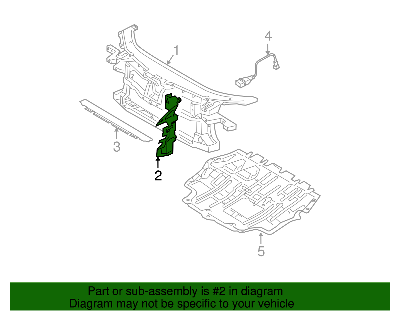3C0-121-283-B - Air Baffle - 2006-2010 Volkswagen Passat | World VW Parts