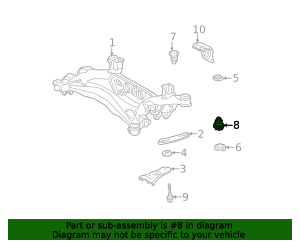 52275-30070 - High-Quality Suspension Crossmember Insulator for 1998 ...