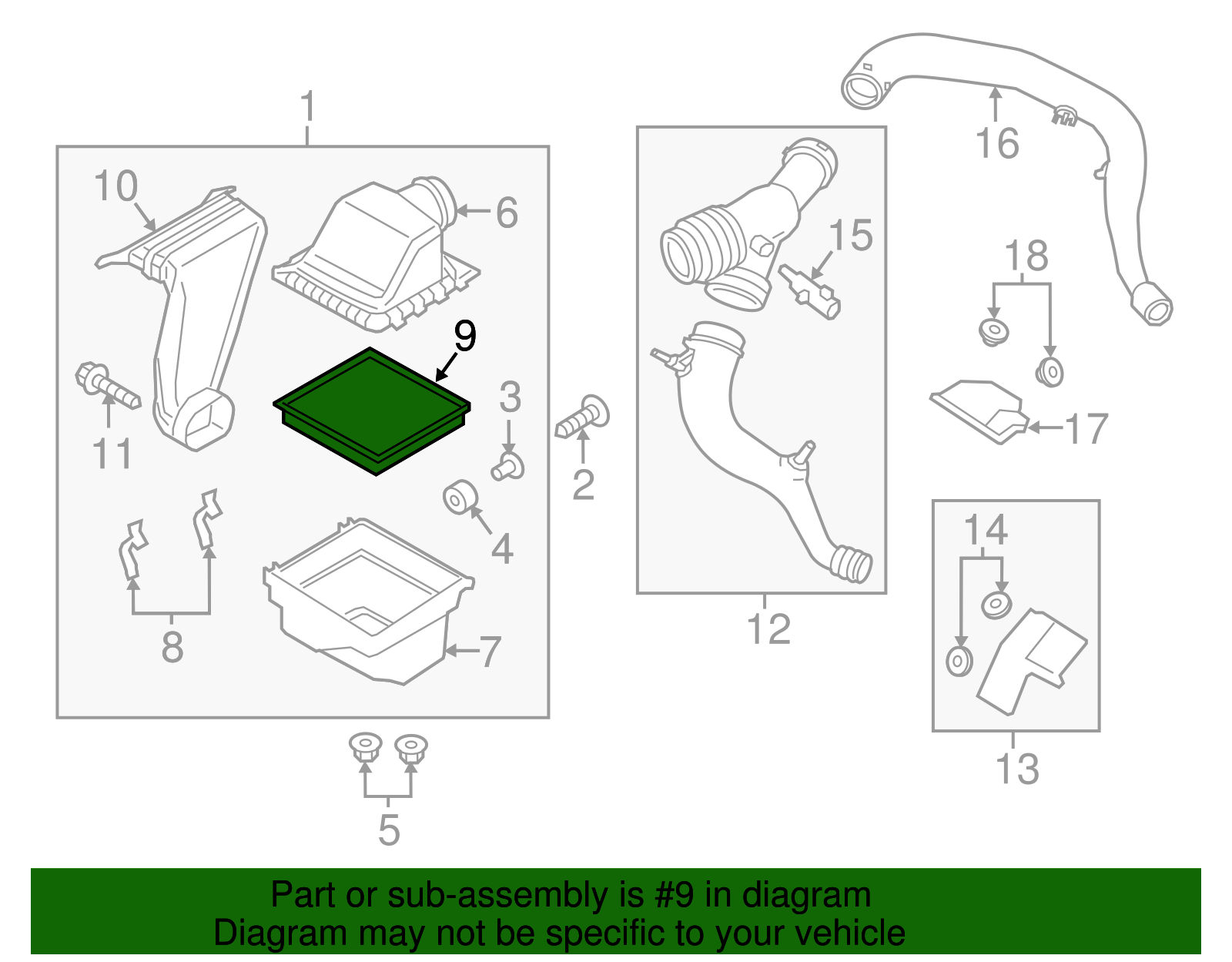 2007-2025 Ford Motorcraft™ Air Filter FA-1883 | OEM Parts Online