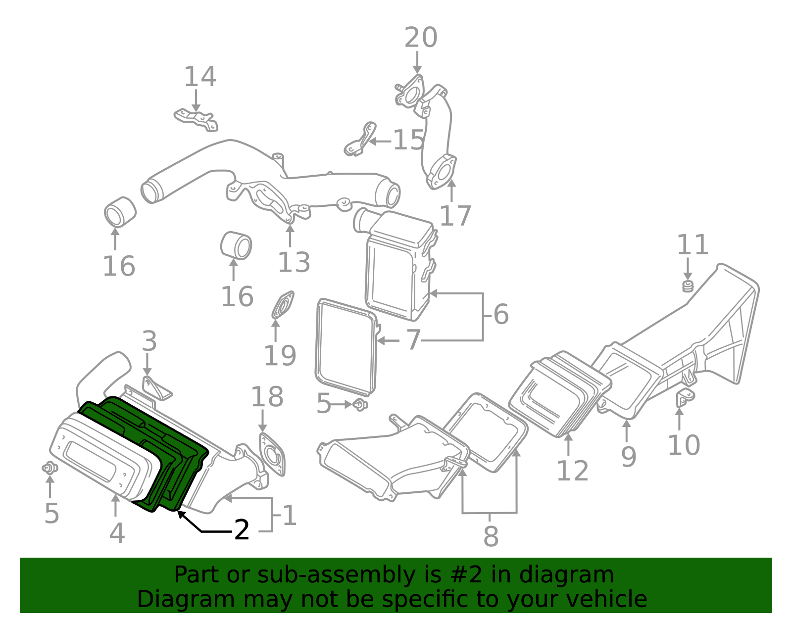 KJ01-13-ZK1A - Inter-Cooler Front Plate 1997-2002 Mazda Millenia ...