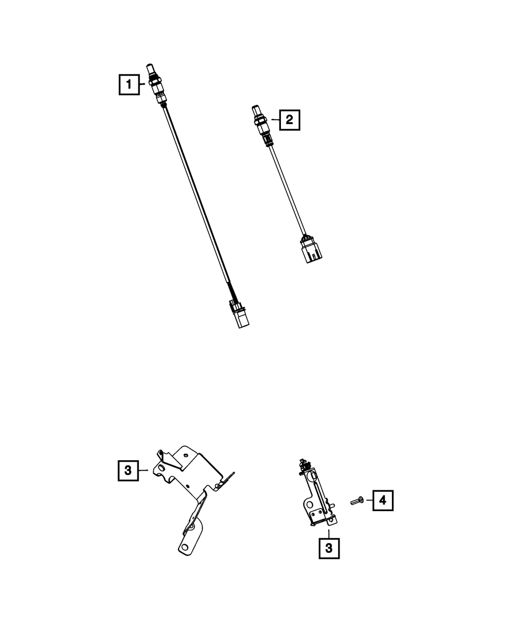 68070689AA - Oxygen Sensor, Upstream Exhaust 2012-2018 Mopar | The ...