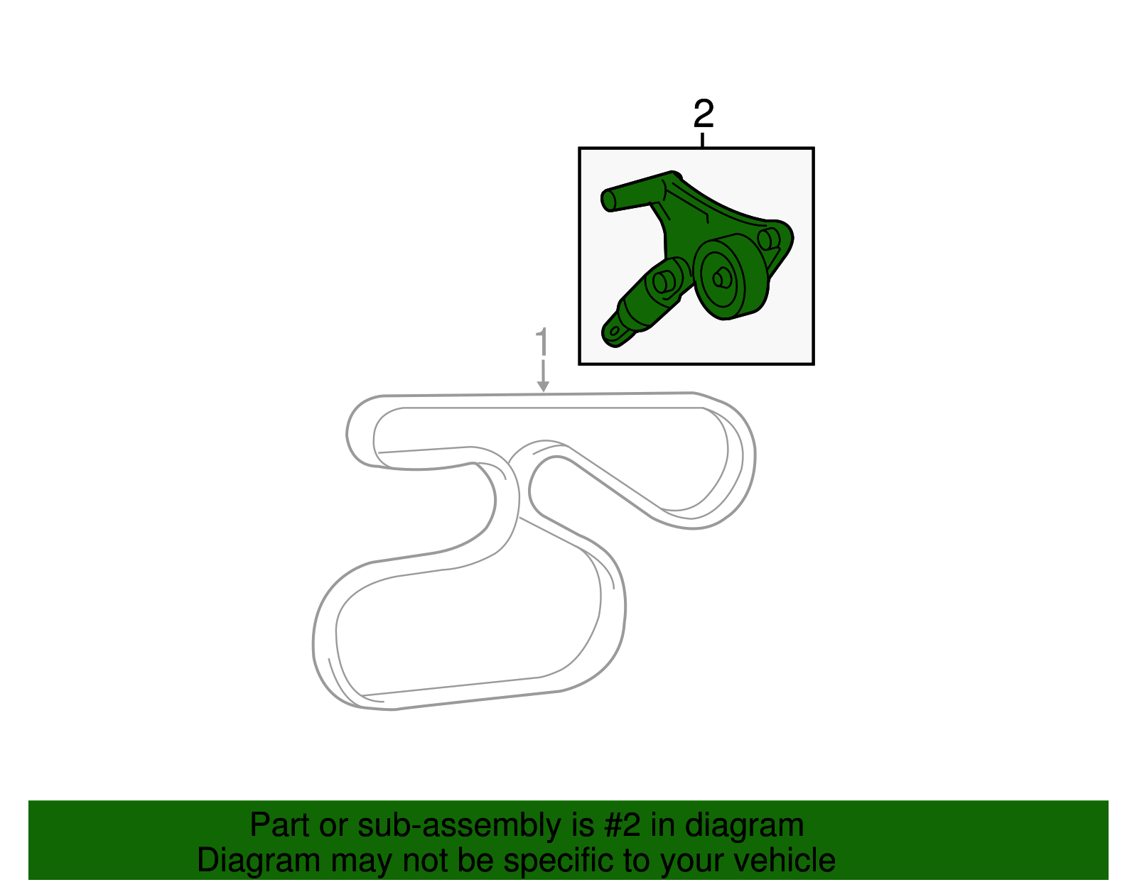 16620-0H021 - Tensioner Assembly, V-Ribbed Belt - 2006-2015 Toyota ...