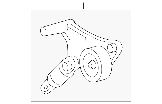 2006-2015 Toyota Tensioner Assembly, V-Ribbed Belt 16620-0H021 | Toyota ...
