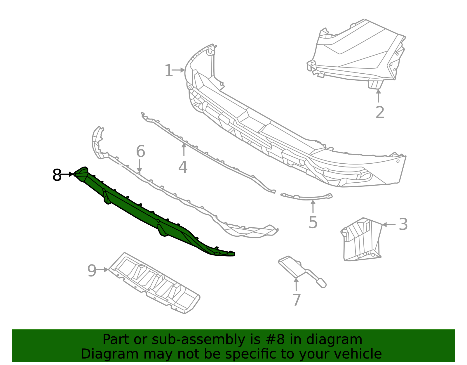 86670-N9060 - Hyundai Skid Plate | 2022-2024 Hyundai Tucson ...