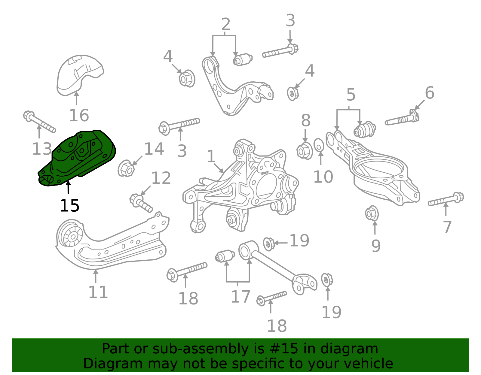 48717-06160 - Suspension Trailing Arm Bracket 2020-2025 Toyota | Longo ...