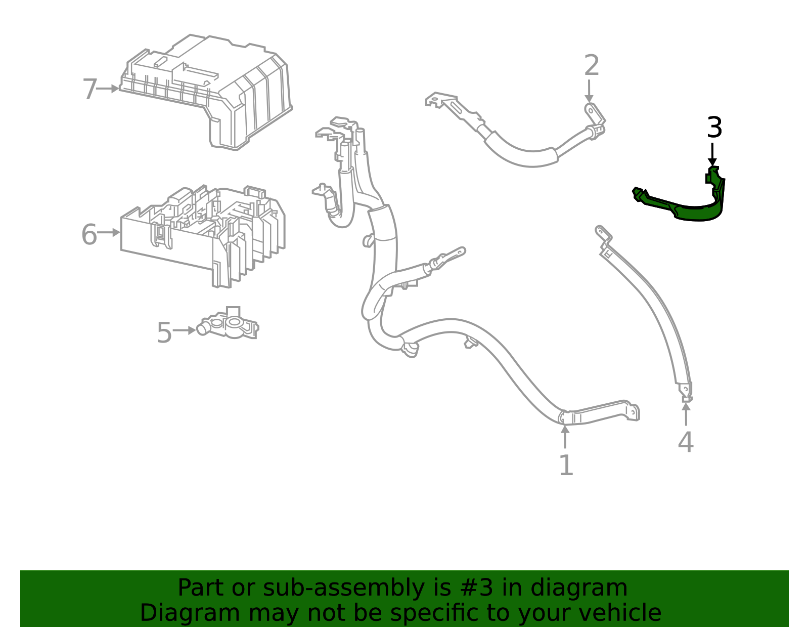 2019-2022 GM Ground Cable 84827778 GM | GMPartsDirect.com