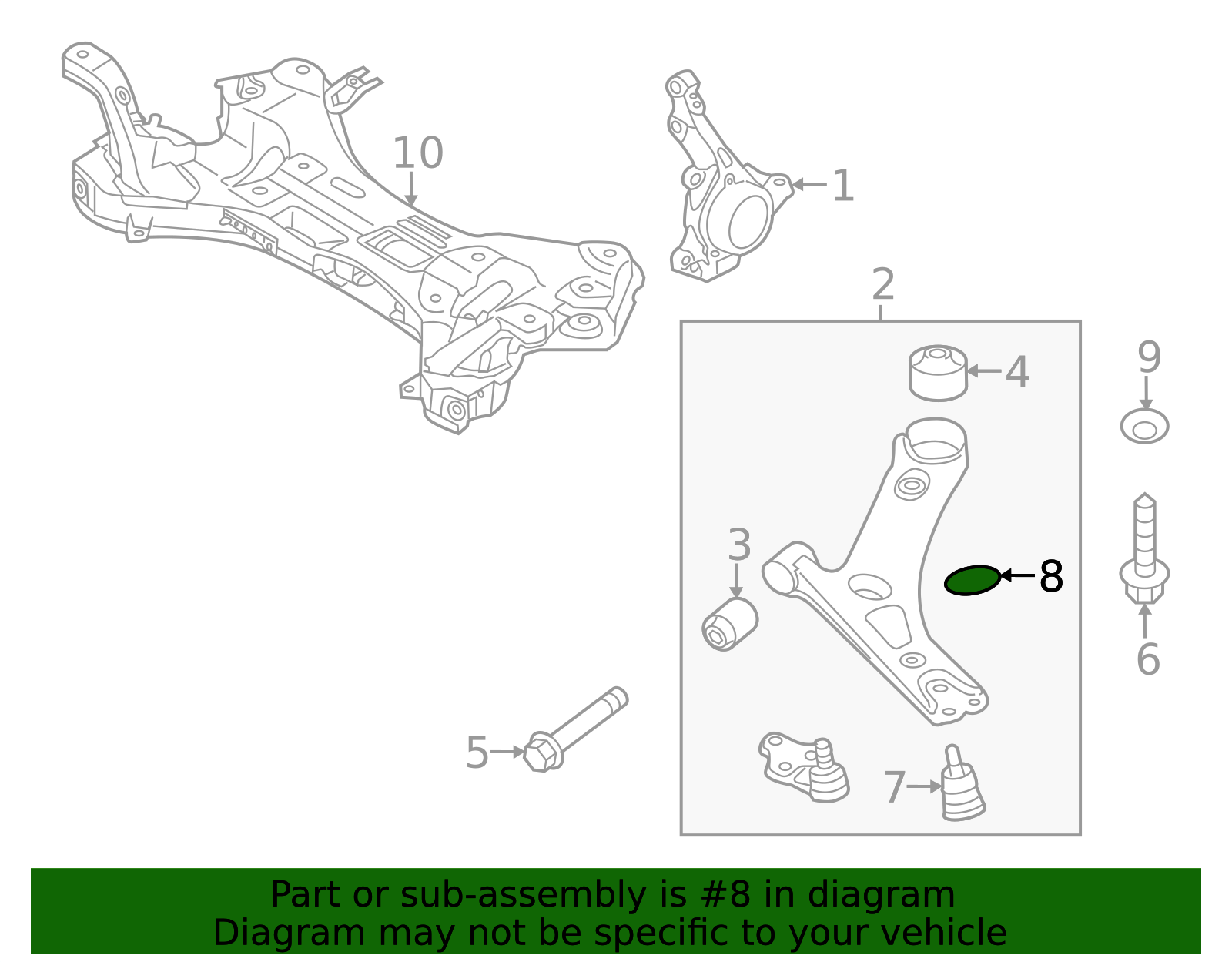 Hyundai - 54518-31600 - Lower Ball Joint Snap Ring - 1995-2025 Hyundai ...