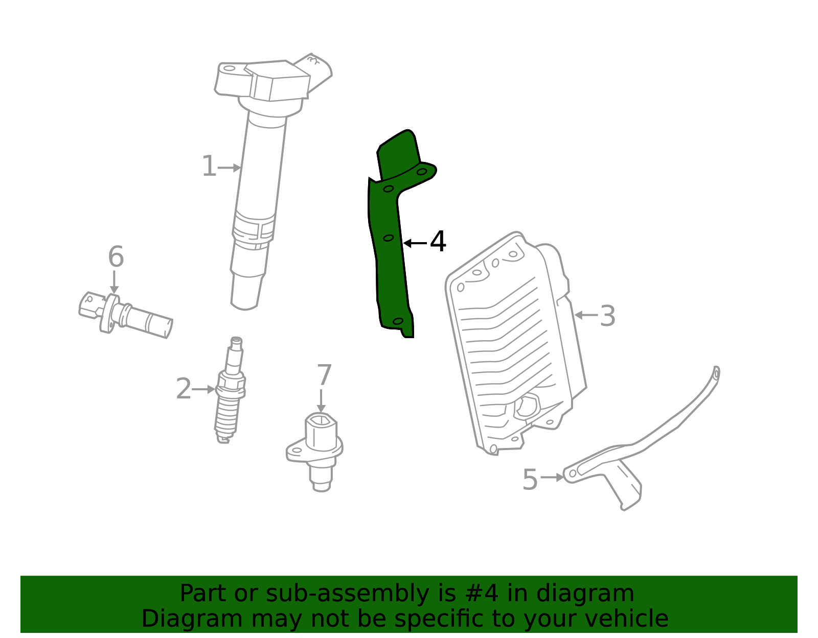 2025 Toyota RAV4 Engine Control Module (ECM) Bracket 89667-0R031 ...
