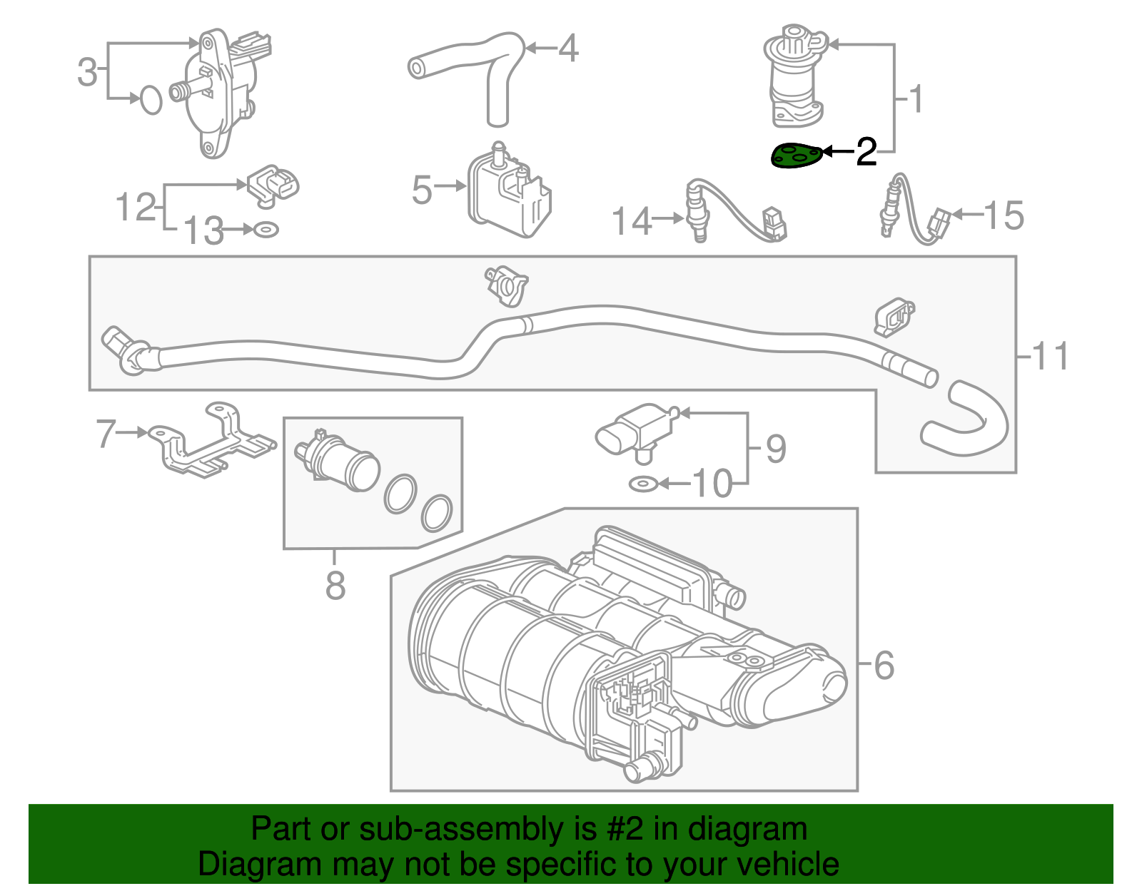18719-R70-A01 - Exhaust Gas Re-Circulation (Egr) Valve Gasket 2008-2025 ...