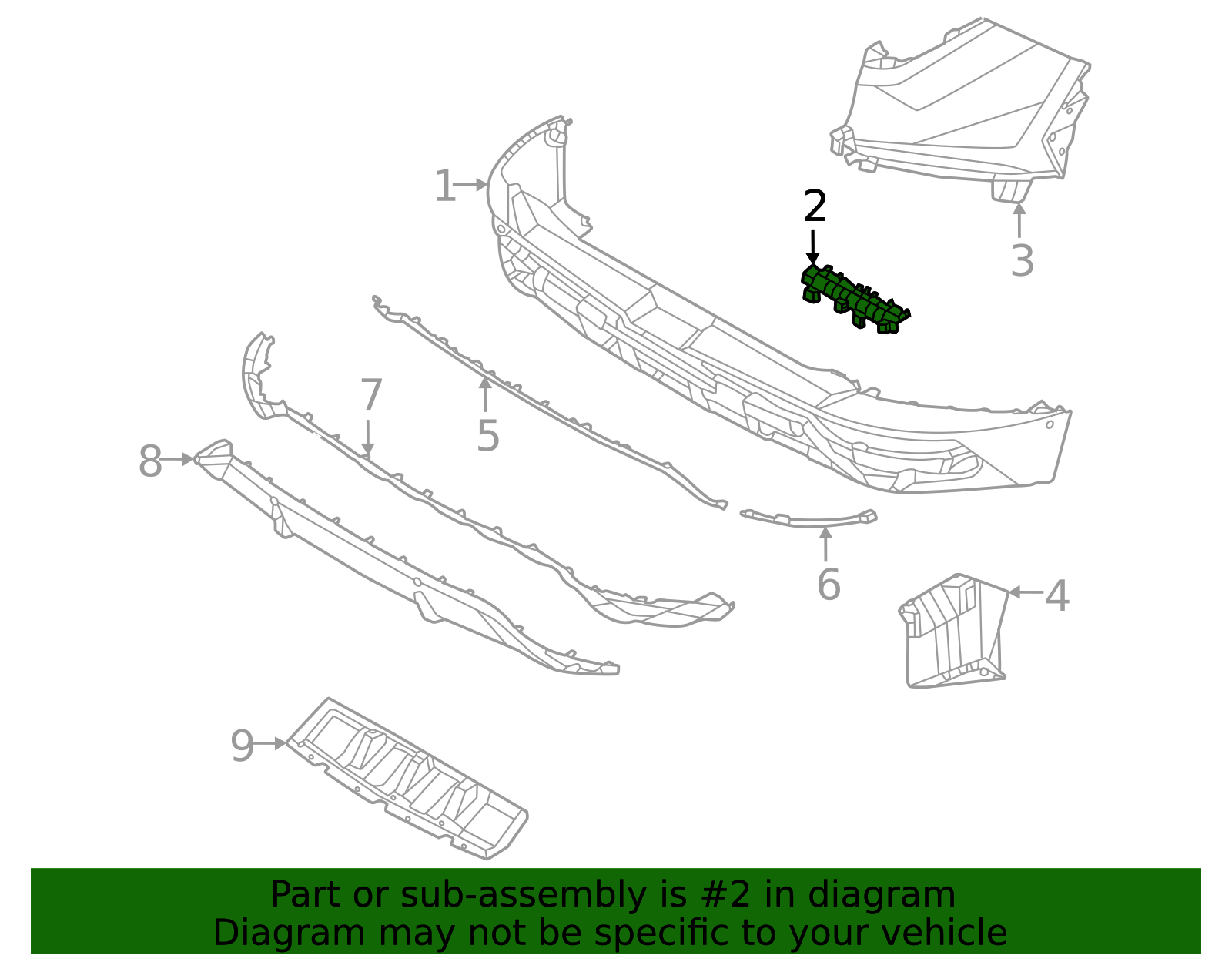 Hyundai - 86626-CW000 - Bracket - 2022-2024 Hyundai Tucson | OEM ...