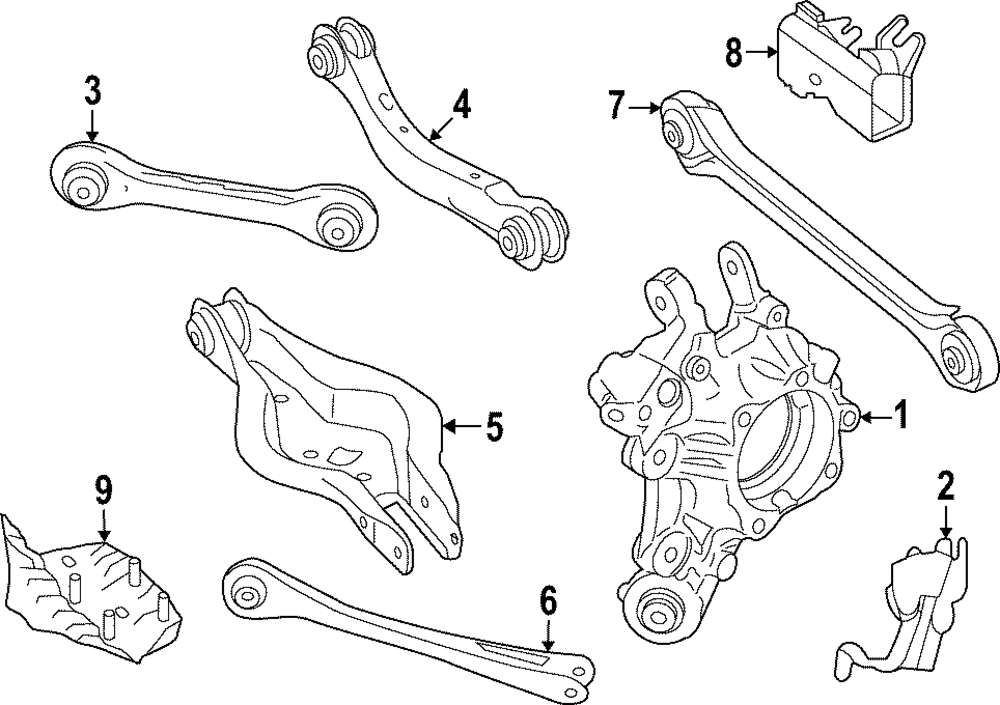 33-30-8-868-688 - 2022-2024 BMW - Trailing Arm | Buy BMW Parts Now