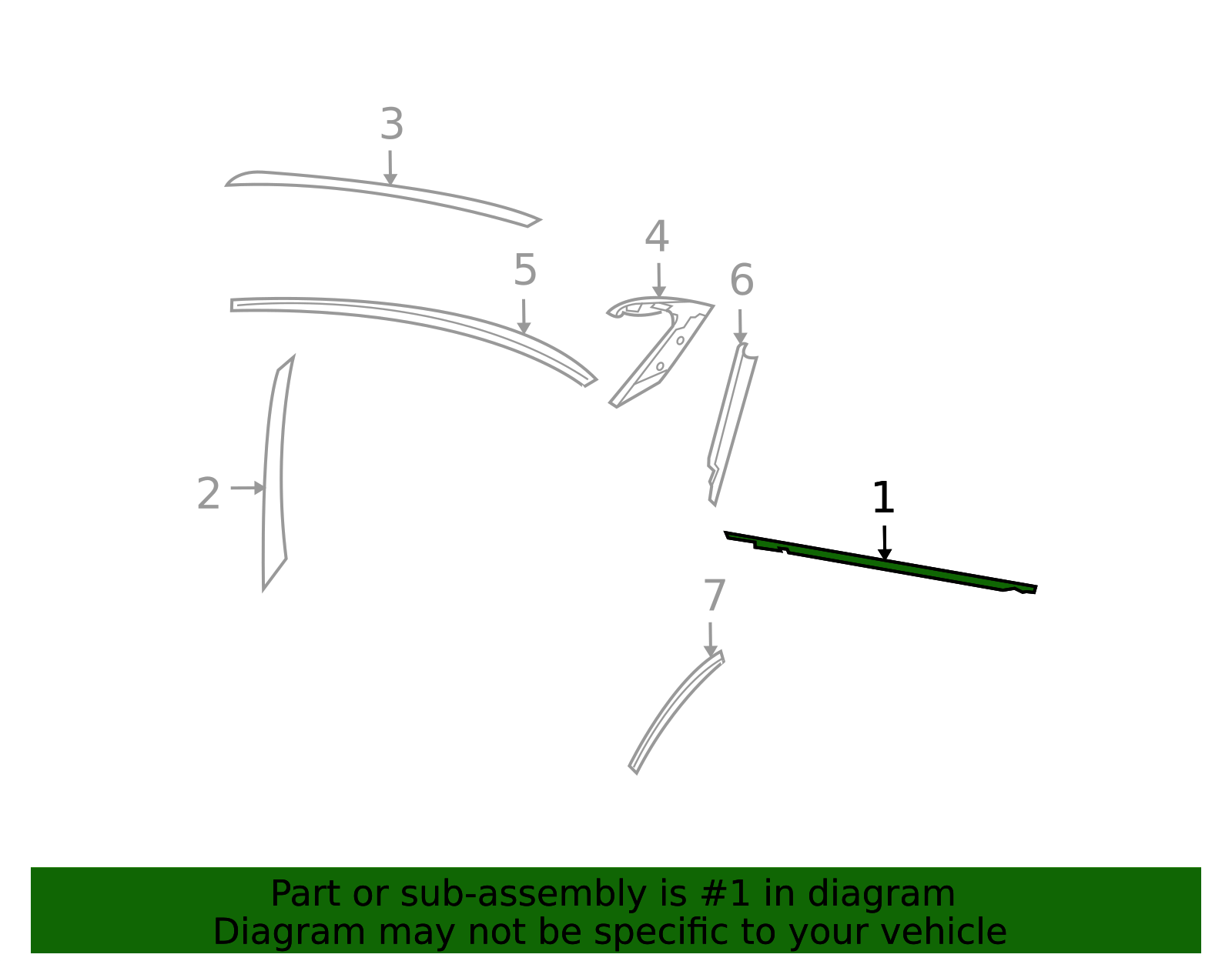 2009-2014 Nissan Maxima Belt Weather-Strip - Driver's Side (LH) 82821 ...