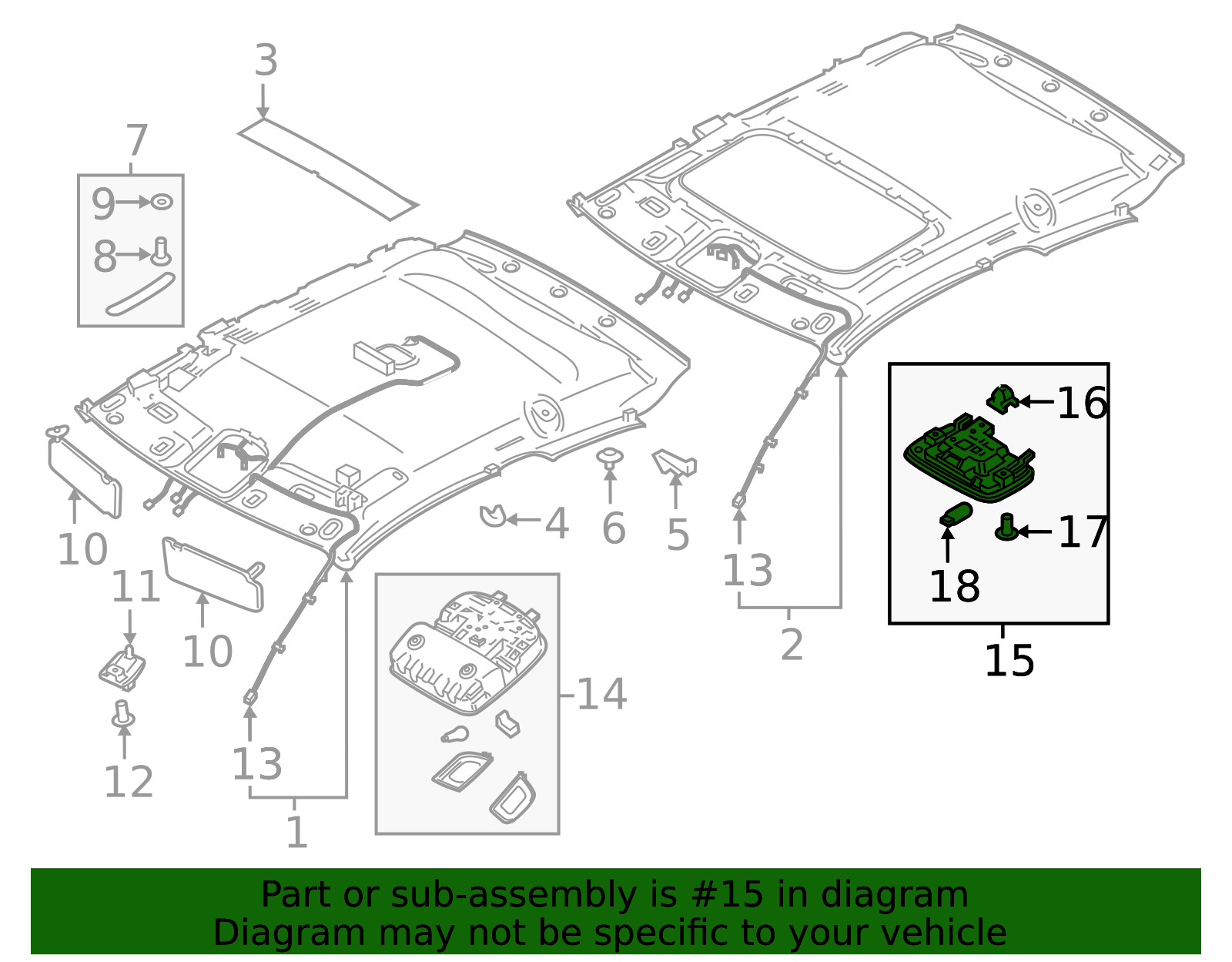 Reading Light - OEM Interior Illumination | AutoNation Parts