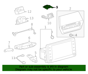 86880-0E010 - GPS Navigation System Antenna Norm Reeves Toyota Dallas