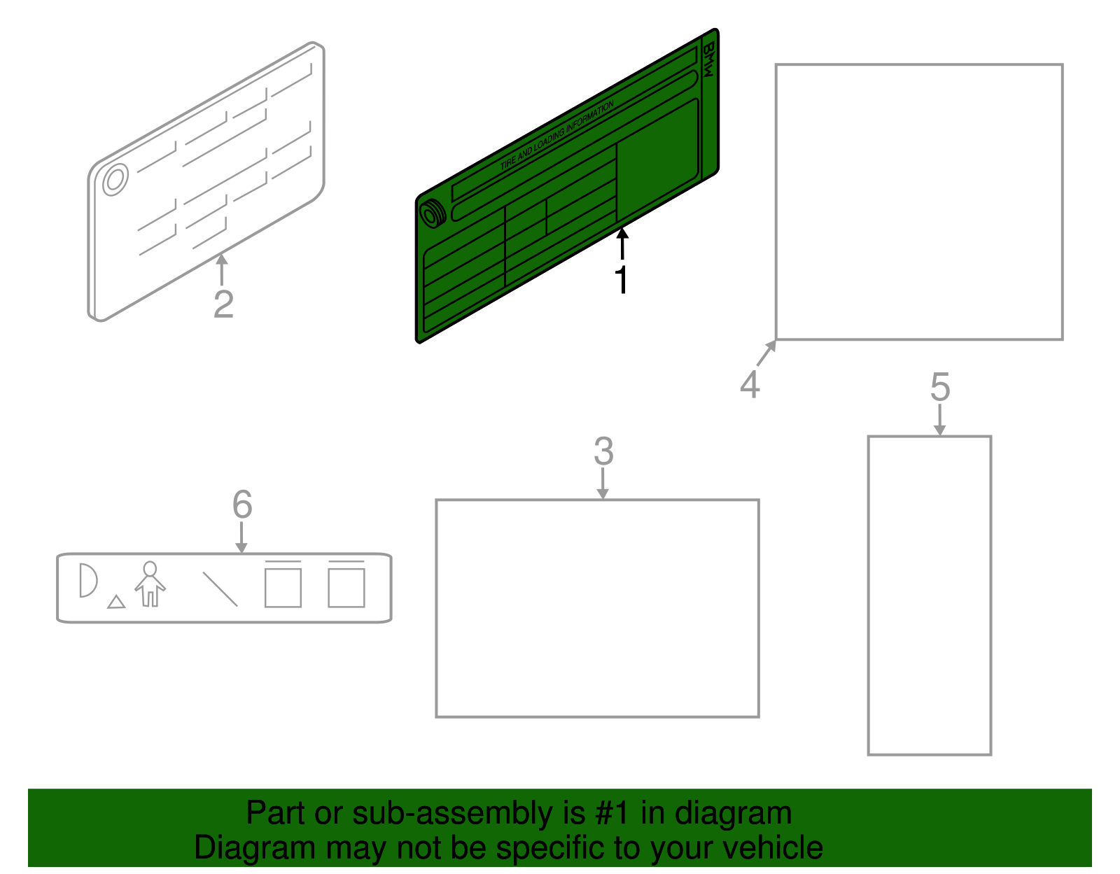 71-23-6-832-289 - 2017-2021 BMW - AC Label | Buy BMW Parts Now