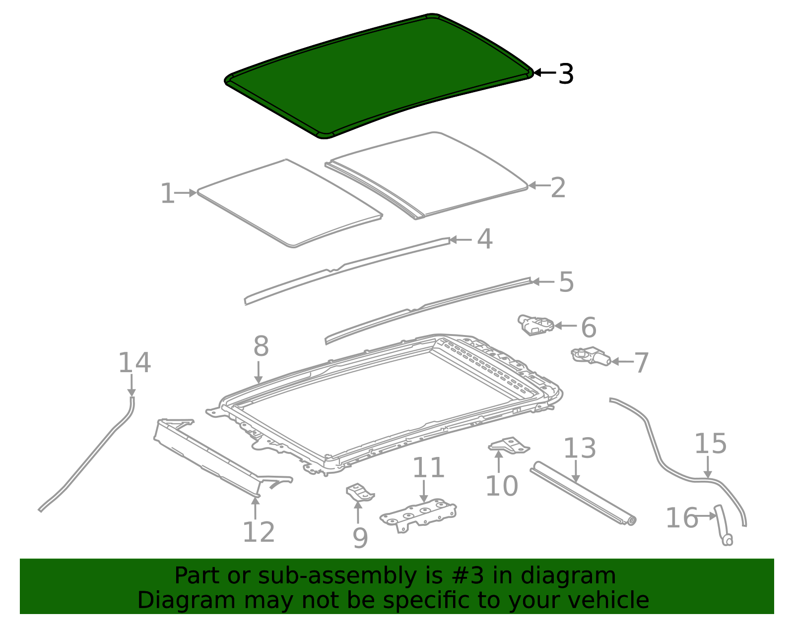 2020-2025 Toyota Glass Weather-Strip 63251-0E100 | Toyota Parts Center