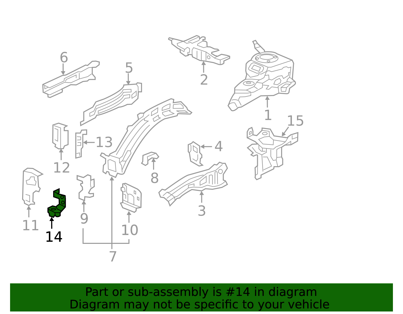 60947-TBA-305ZZ - High-Quality Frame Side Member Reinforcement for ...