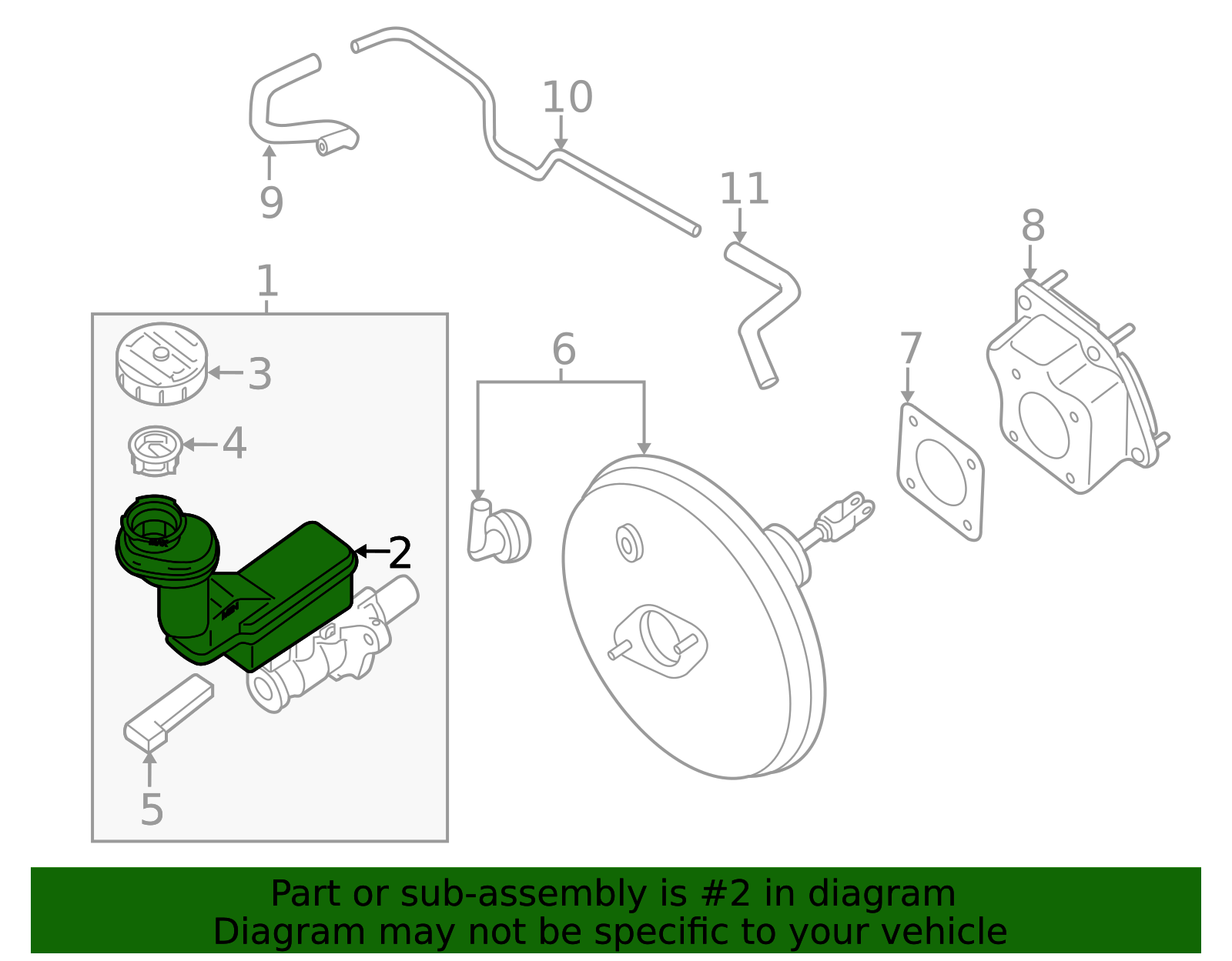 2014-2020 Nissan Rogue Reservoir Tank 46091-4CU0A | Nissan Parts Central