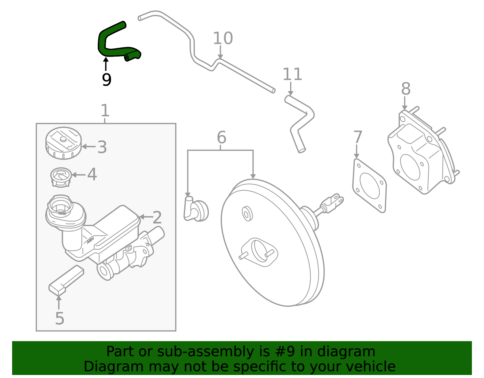 2015-2020 Nissan Rogue 2015-2020 Nissan Rogue - Vacuum Hose 47471-5HA0A ...