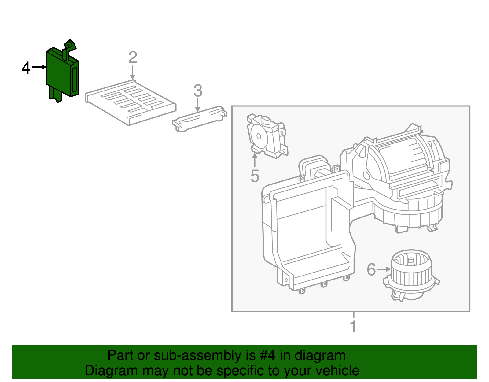 Genuine Toyota HVAC Control Module part# 88650-33A11 for 2009-2011 ...