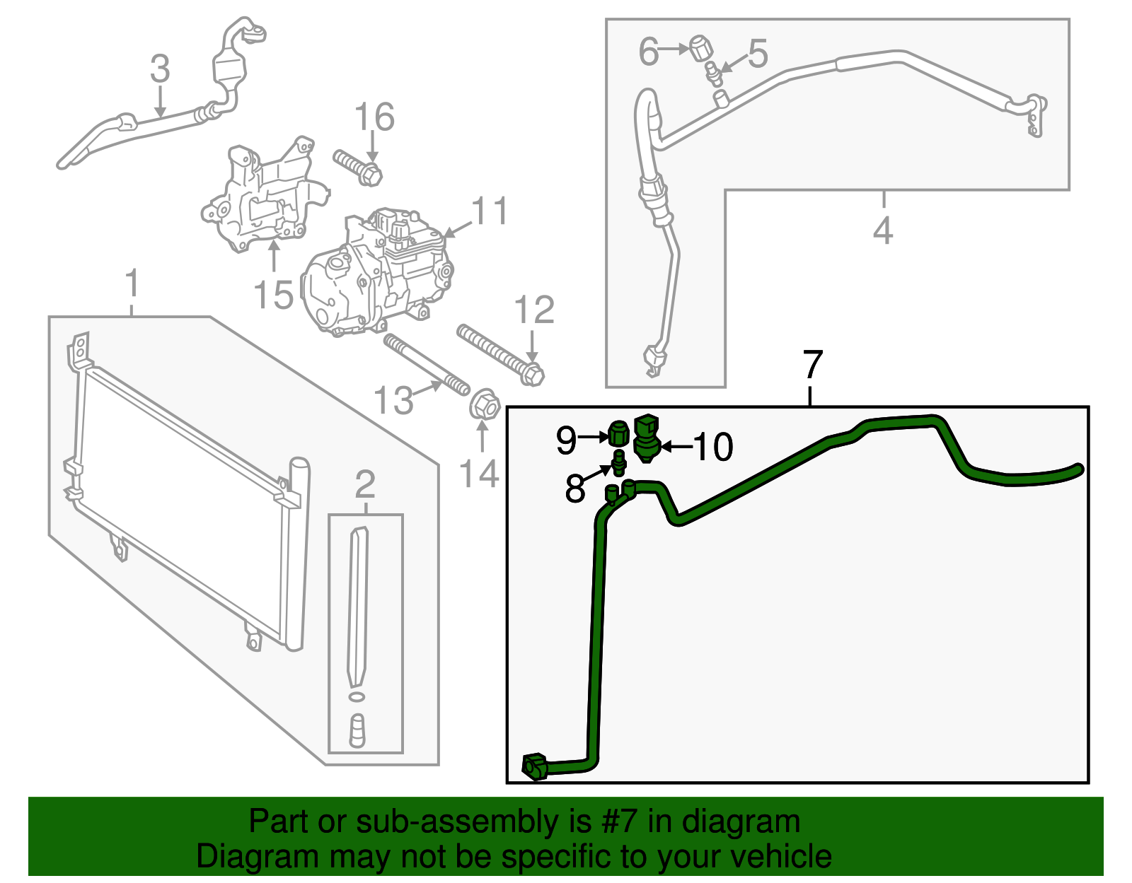 2012-2018 Toyota Liquid Line 88710-06340 | Toyota Parts Center