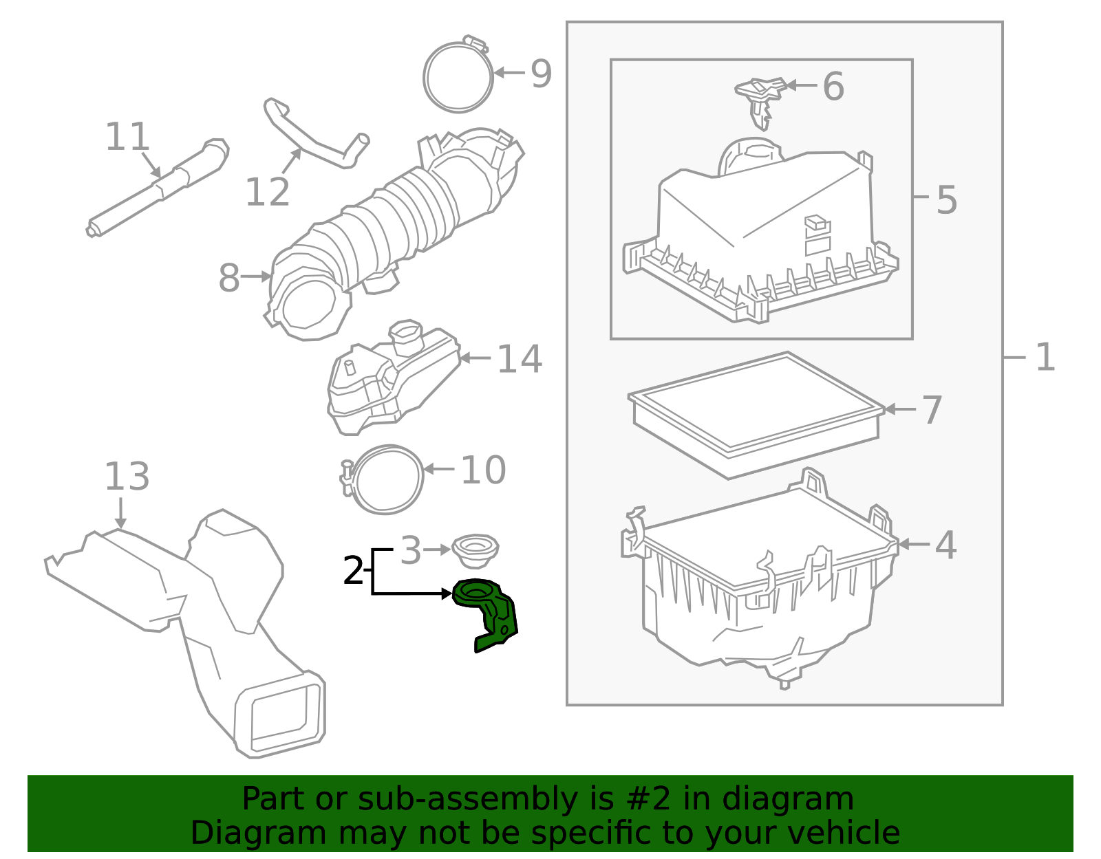 17119-F0010 - 2019-2024 Lexus - Mount Bracket | My L Parts