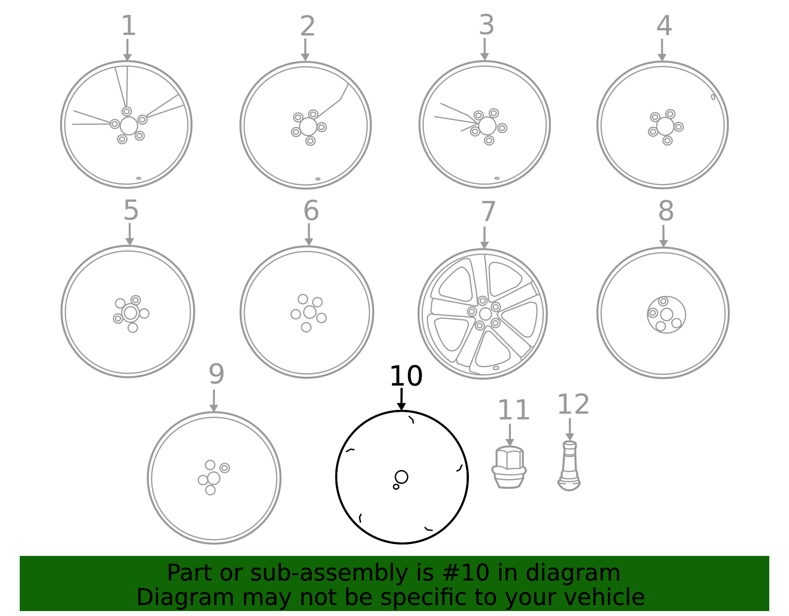 2023 Dodge Challenger Wheel, Alloy 04755461AA | Mopar Parts Canada