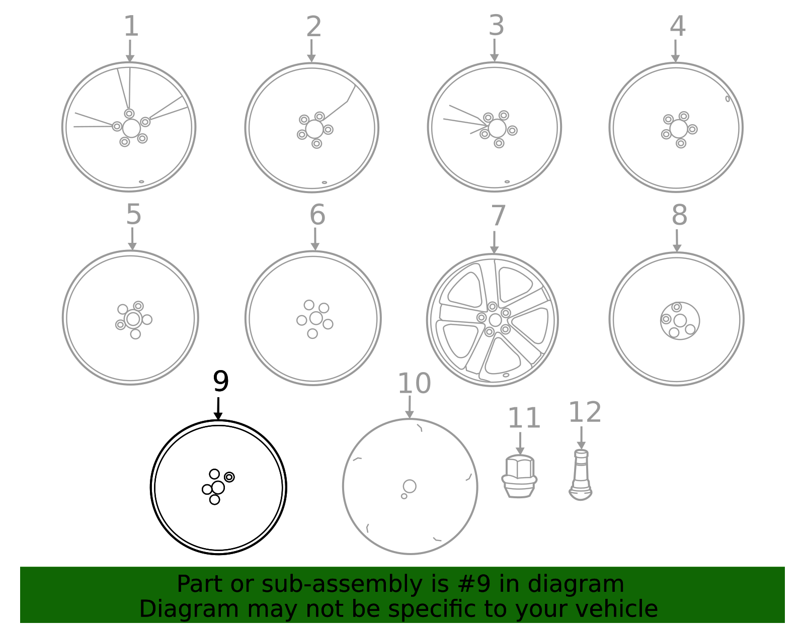 2016-2018 Dodge Challenger Wheel, Alloy 5PN35DX8AA | Mopar Parts Canada