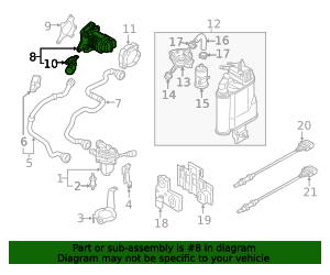 06K-131-097-AA - Secondary Air Injection Control Valve Combi Valve 1.8L ...