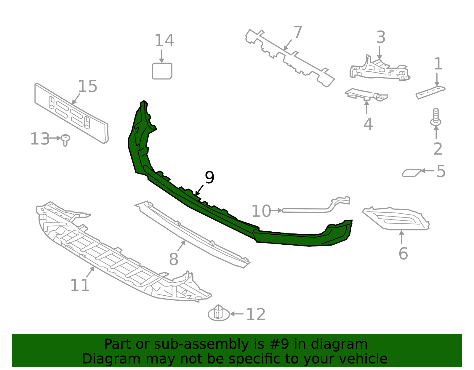 31455752 - Spoiler - 2020 Volvo V60 Cross Country | Volvo OEM Parts Direct