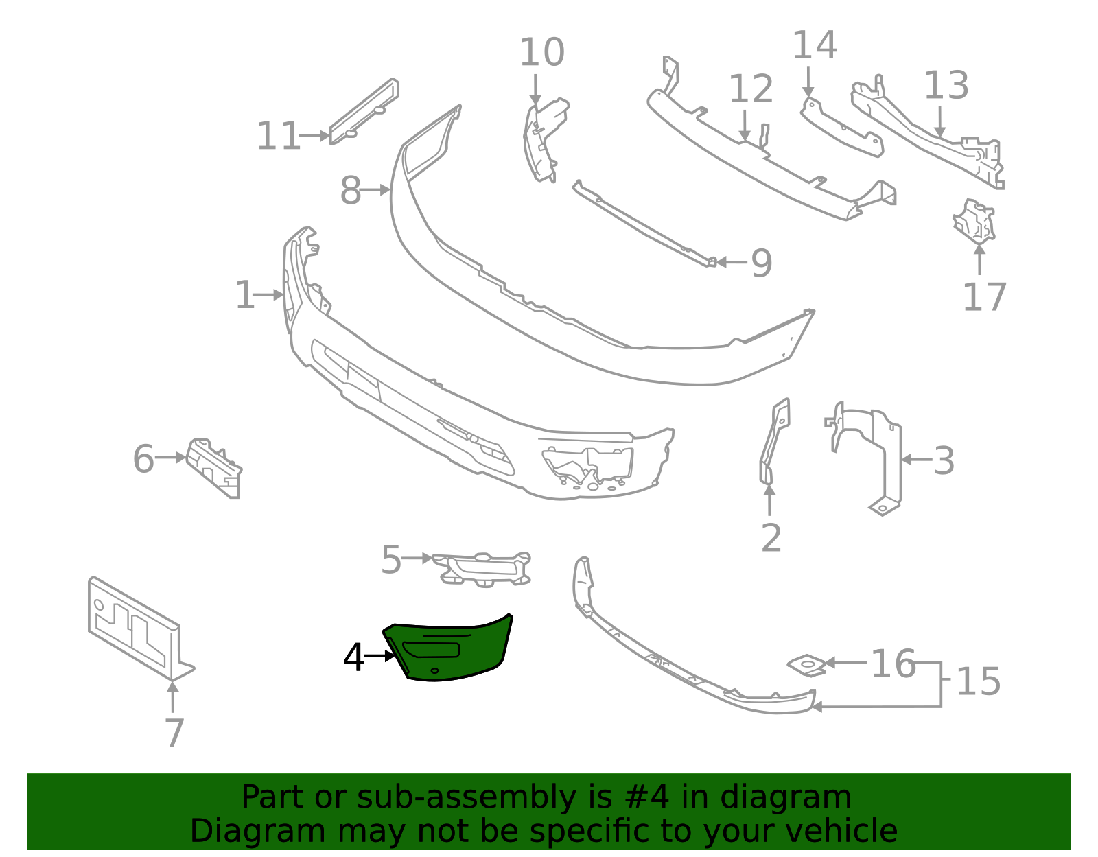 Nissan 2020-2024 Nissan TITAN Bumper Corner Cover 62024-9FV0H | BMW ...