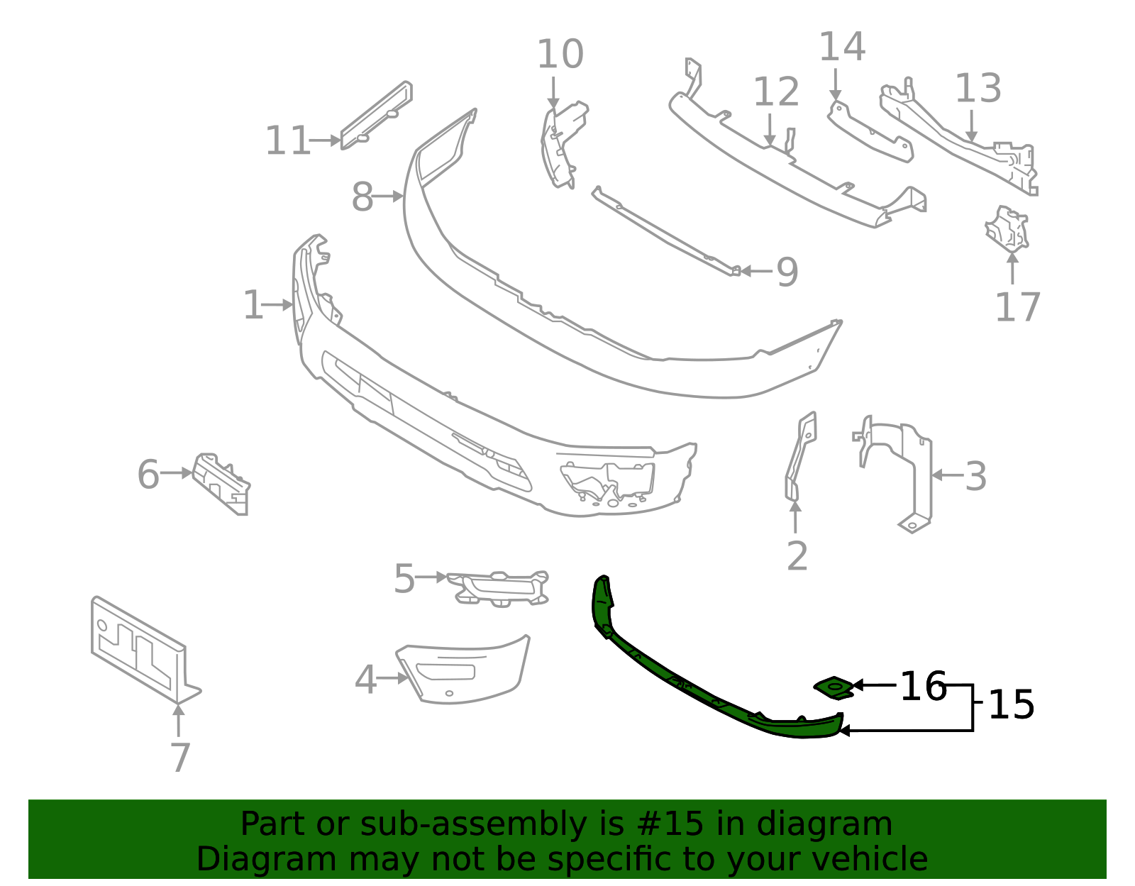 2017-2024 Nissan TITAN Spoiler 96015-EZ40A | QuirkParts