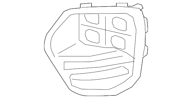 2017-2019 Kia Sportage Hole Cover - Passenger Side (RH) 86522-D9900 ...