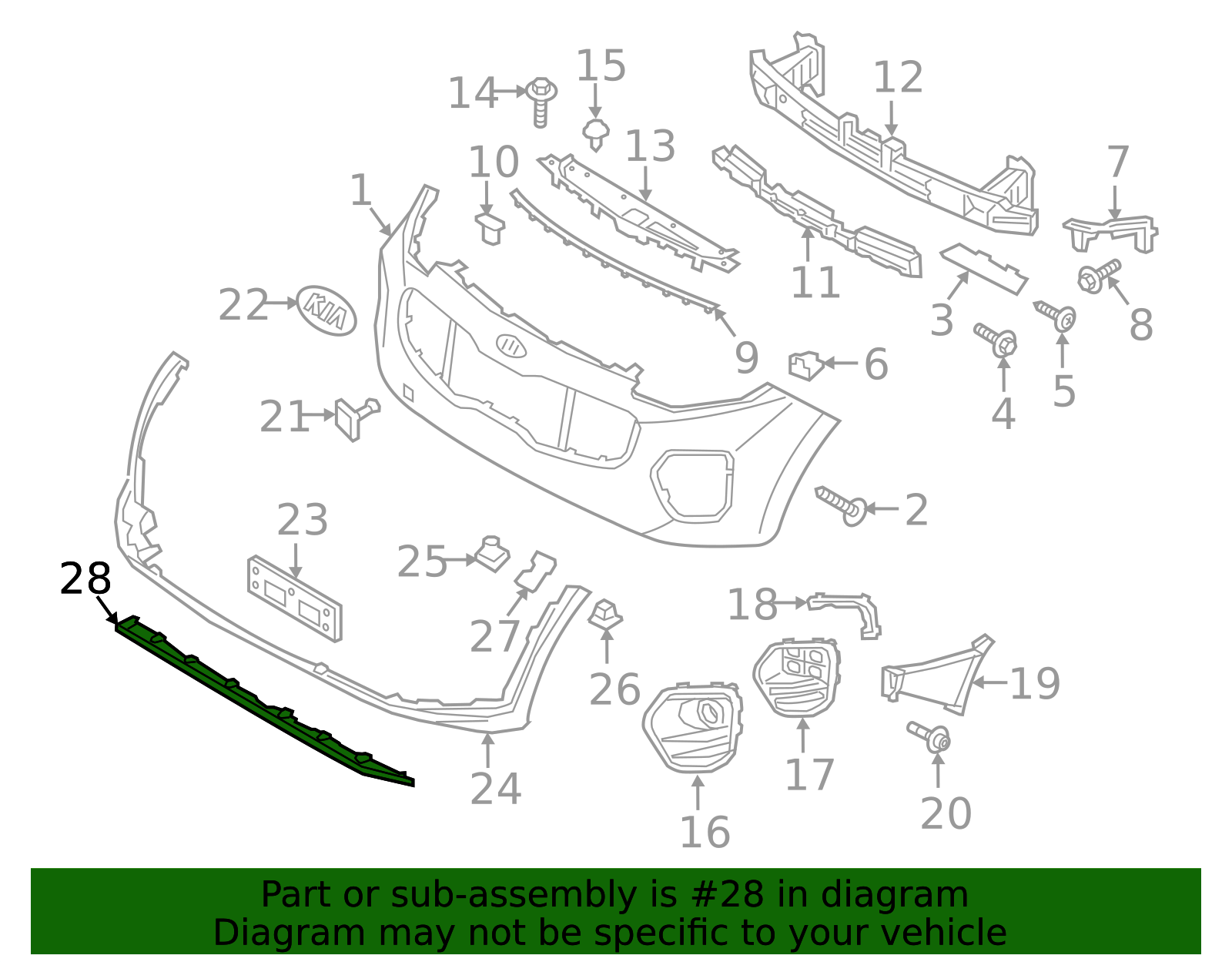2017-2019 Kia Sportage OEM NEW 17-19 Kia Sportage Skid Plate-Front ...