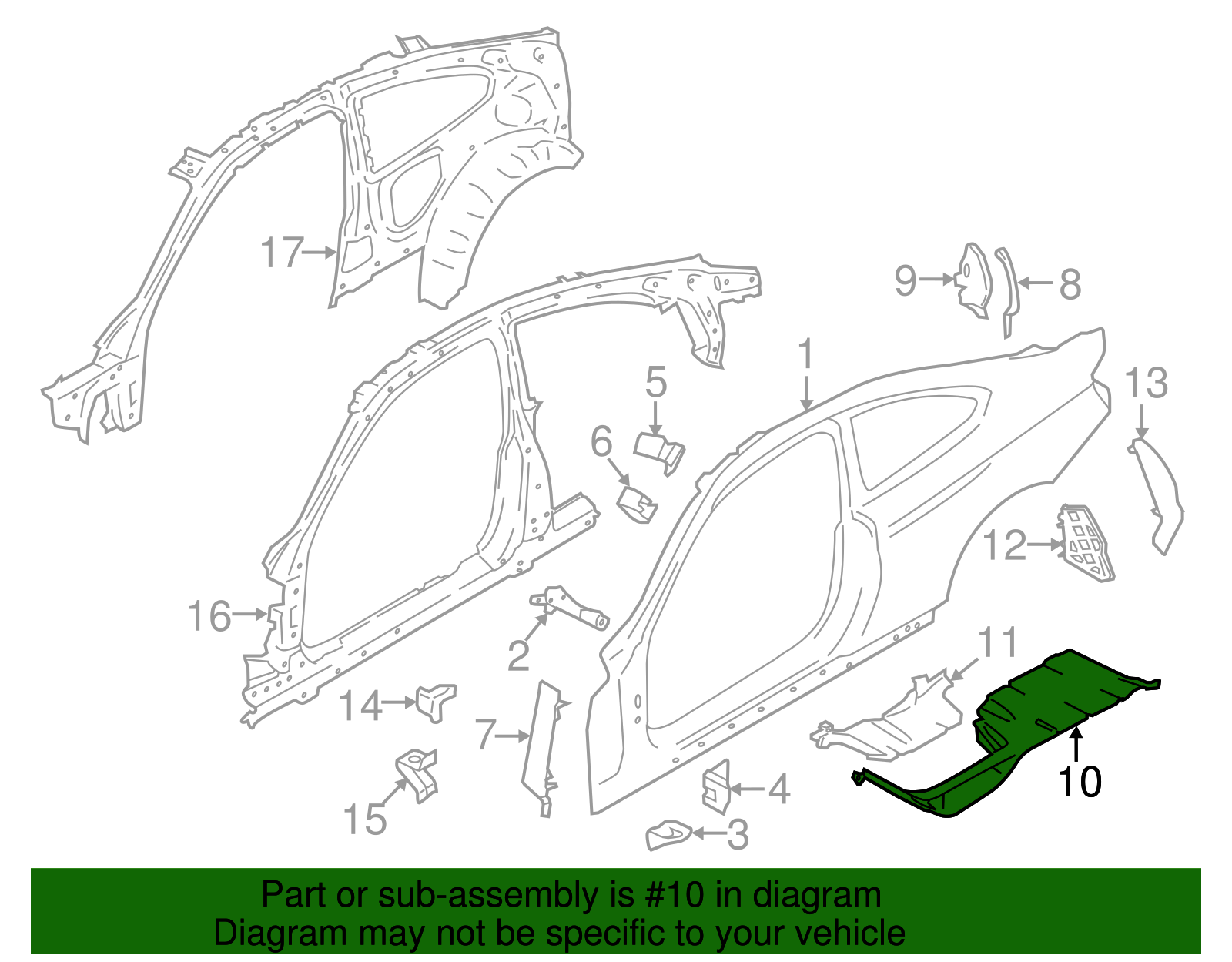 41217272299 - 2014-2020 BMW Baffle Plate (41-21-7-272-299) | BMW of ...
