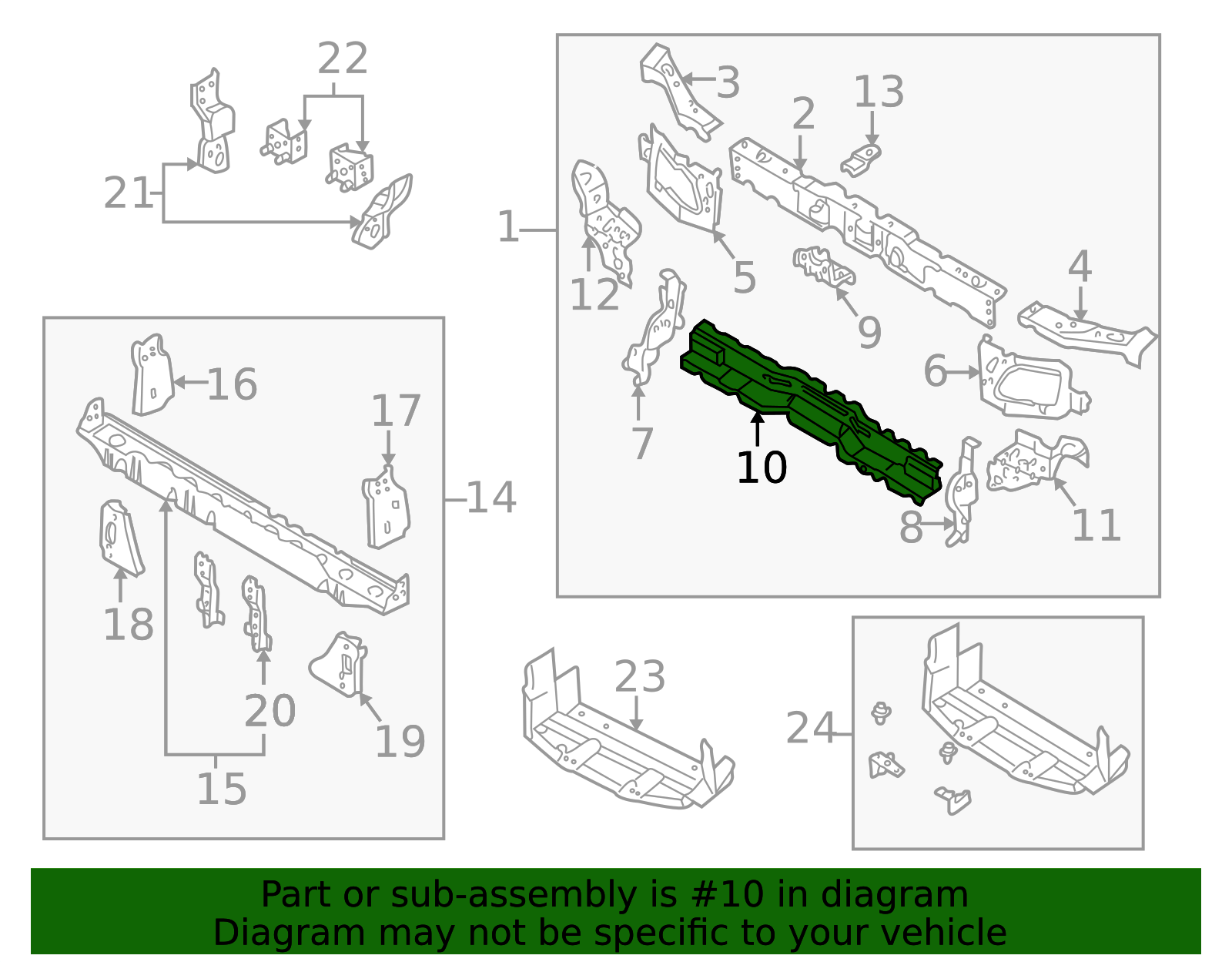 2000-2006 Mazda MPV | Reinforcement | LC62-53-152G | Mazda Online Parts