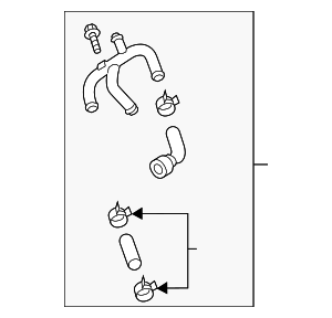 7P0-121-070-F - Water Manifold 2011-2015 Volkswagen Touareg | Wolfsburg ...