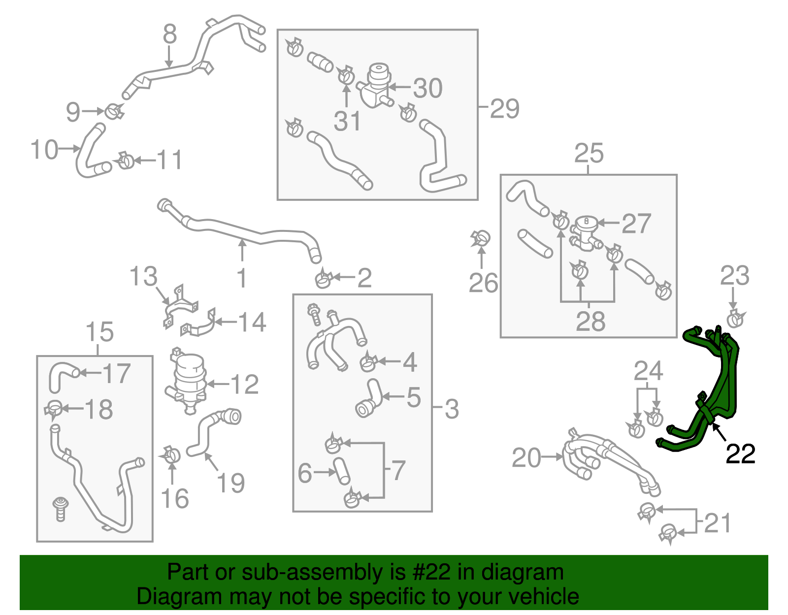 2011-2015 Volkswagen Touareg Inlet Pipe 7P0-121-065-AJ | VW Direct Auto ...