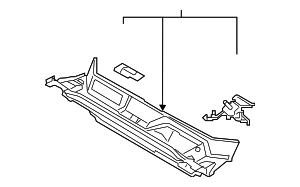 Genuine OEM Ford Part - Reinforced Panel F2GZ-5801610-L | Genuine OEM ...