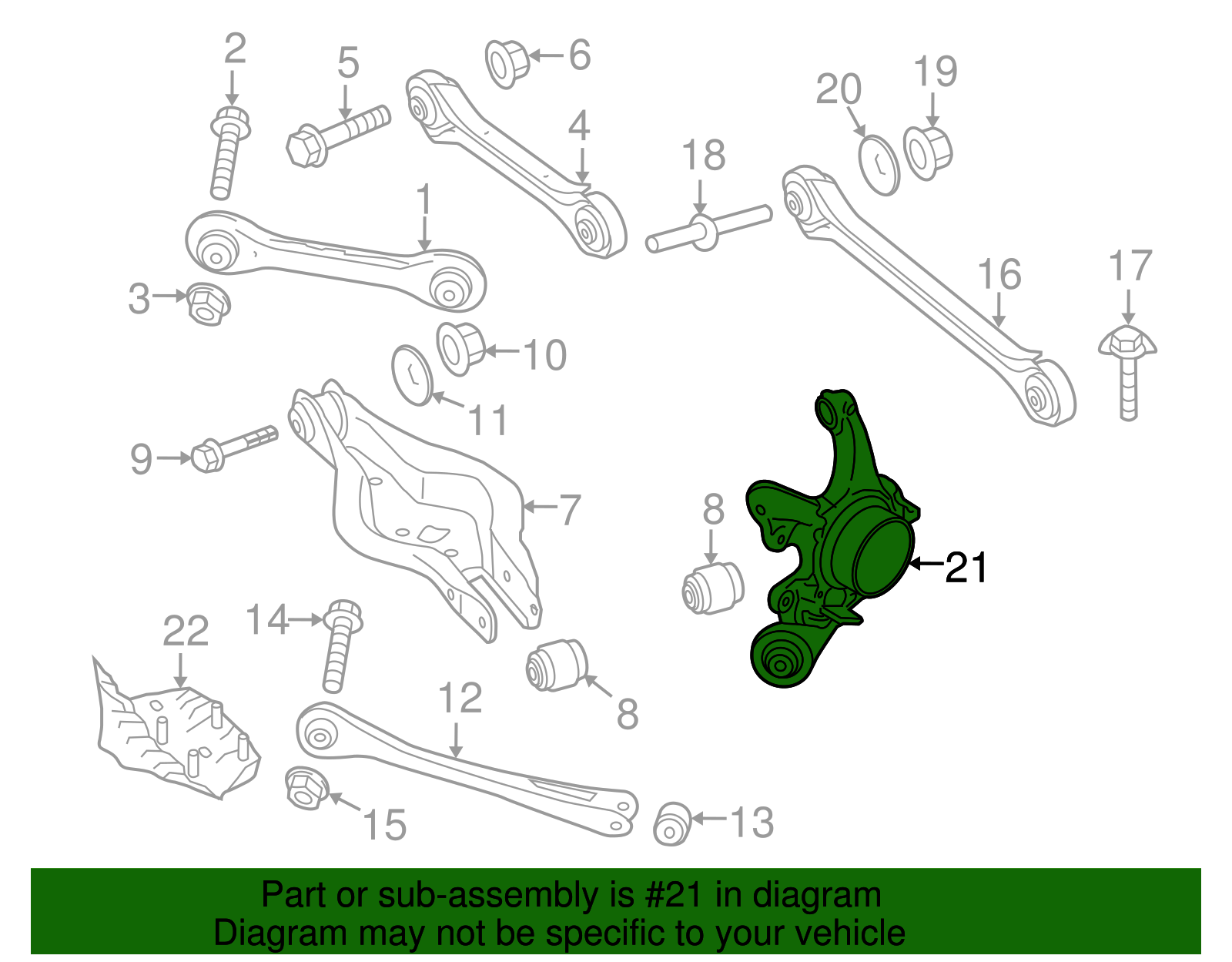 Genuine BMW 33-32-6-797-508 | Steering Knuckle | FREE Shipping on Most ...