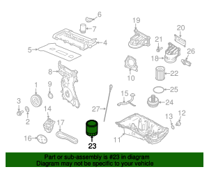 BE8Z-6731-AB - Oil Filter 2003-2025 Ford | Ford Parts Direct