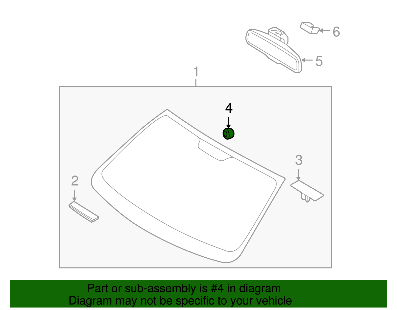 2006-2017 Hyundai Mirror Inside Base 85101-3E100 | OEM Parts Online
