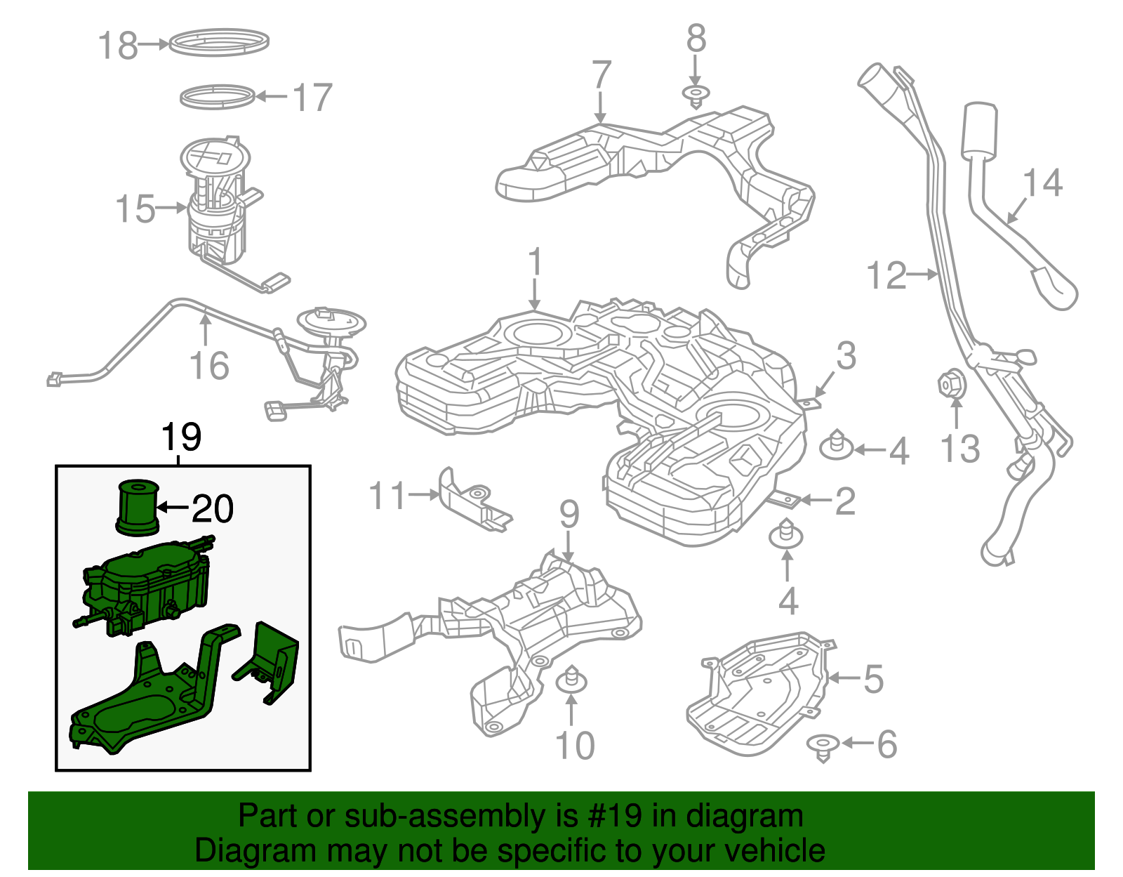 2014-2019 Jeep Grand Cherokee Filter 04726067AA | Mopar Parts Canada