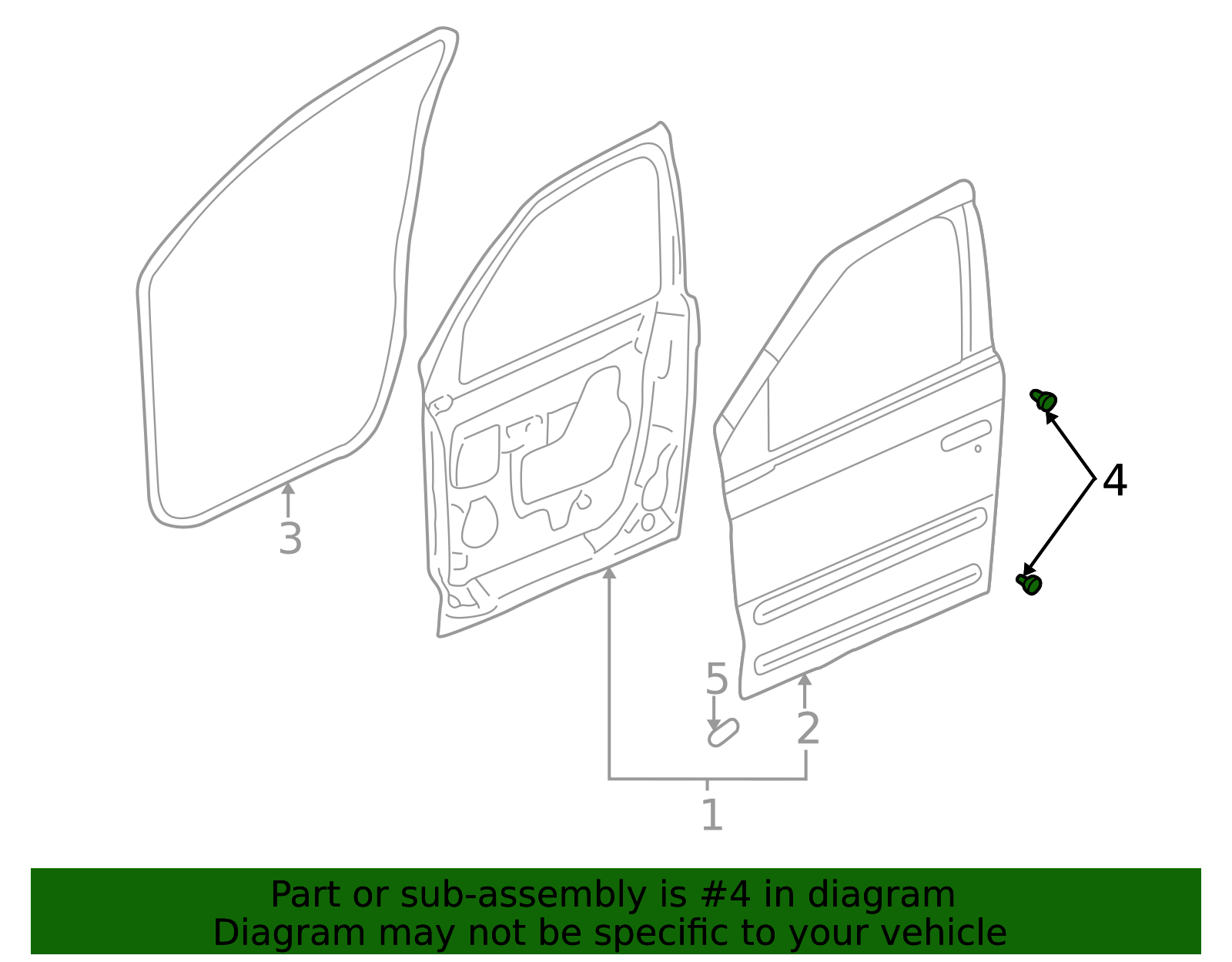 2001-2007 GM Overslam Bumper 10412184 | OEM Parts Online
