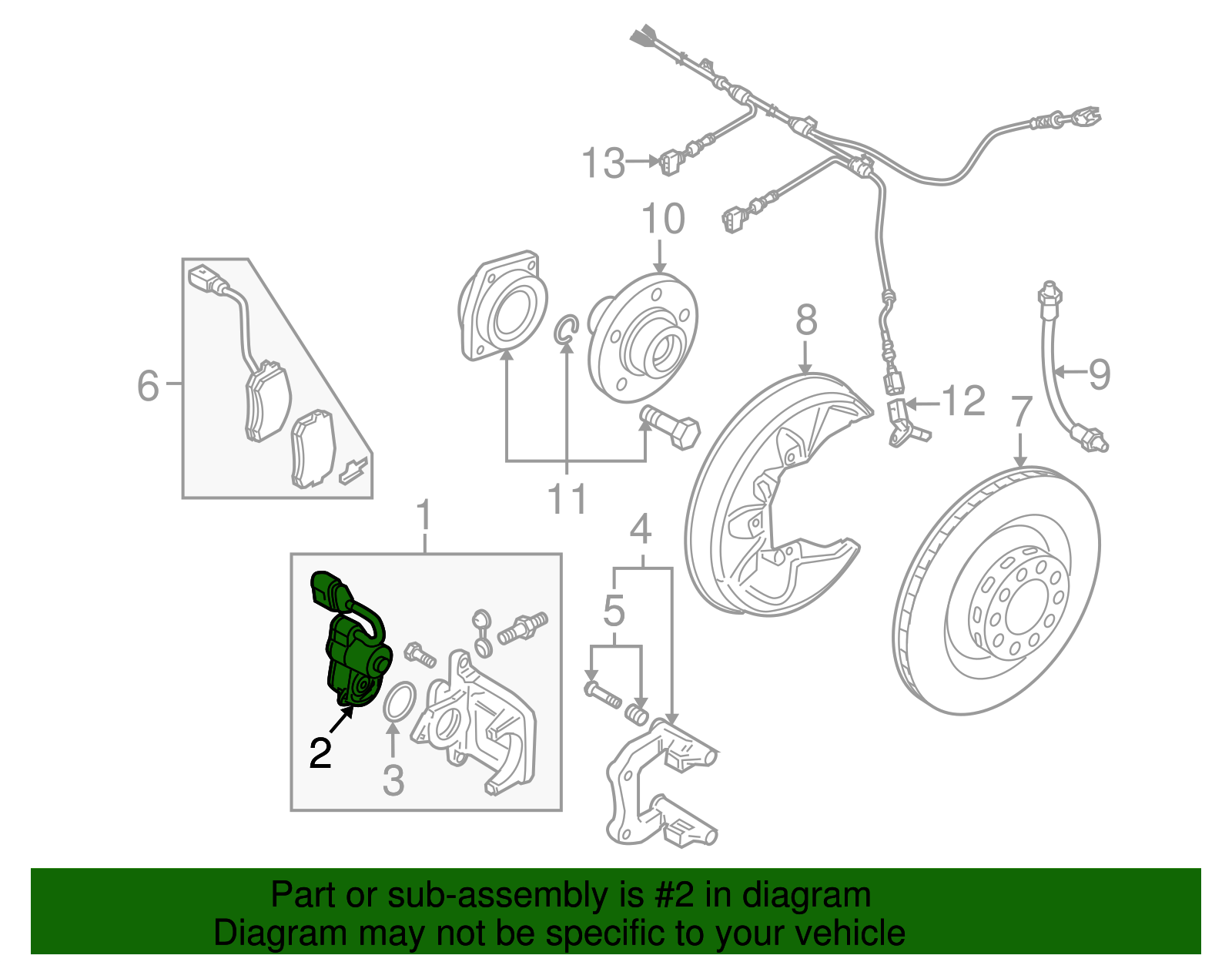 2007-2011 Audi Adjust Motor 4F0-998-281-B | OEM Parts Online