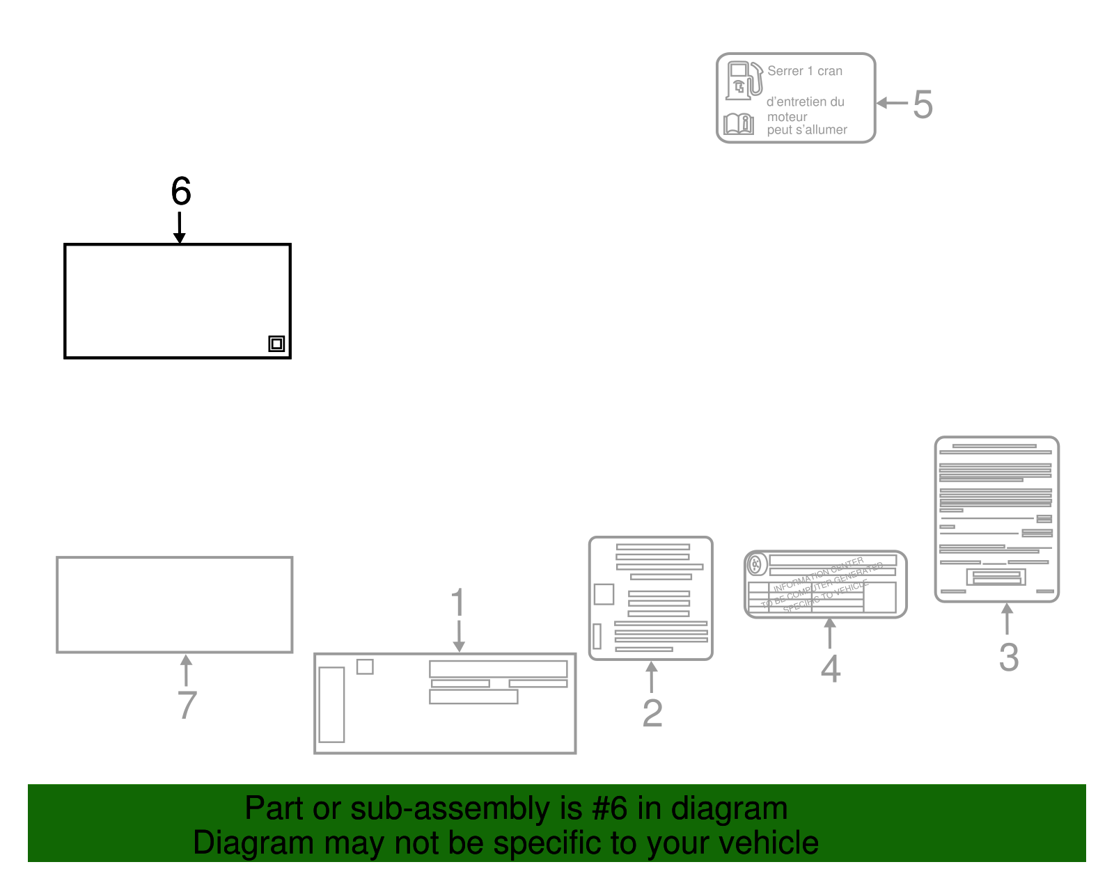 2019-2025 GM Air Conditioning Refrigerant Charge Label 84402976 | Maxon ...