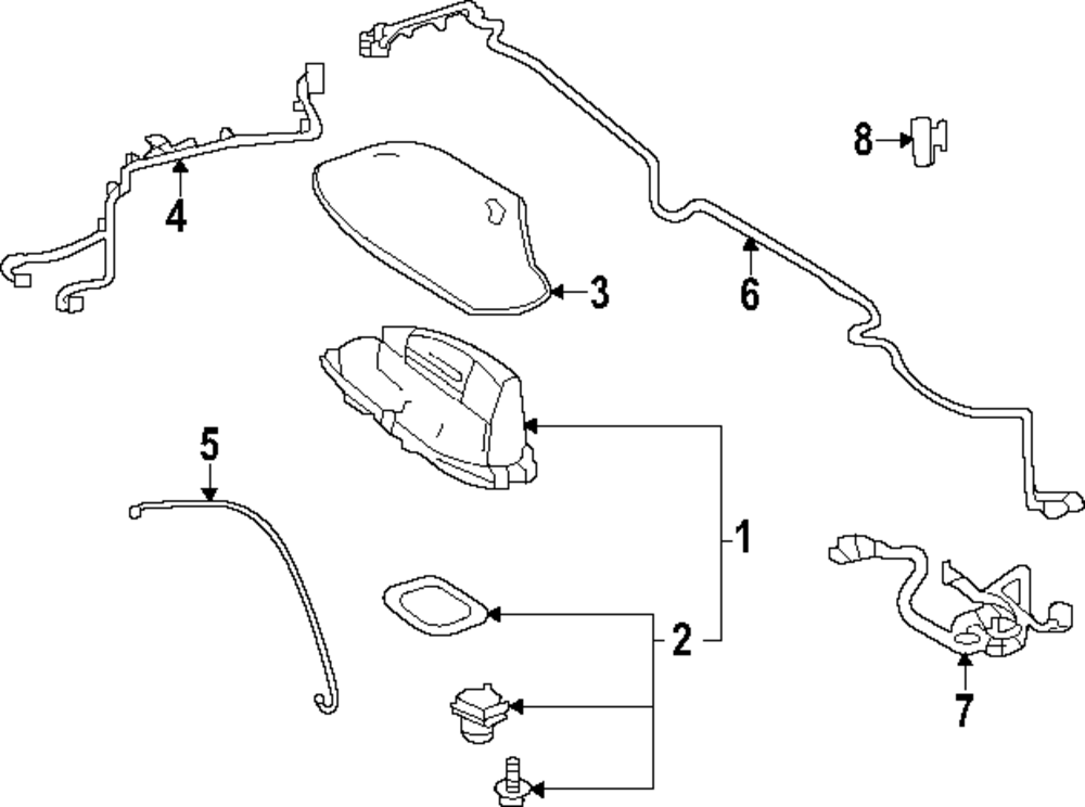 86101-08D40 - Antenna Cable 2025 Toyota Sienna | Longo Toyota Parts